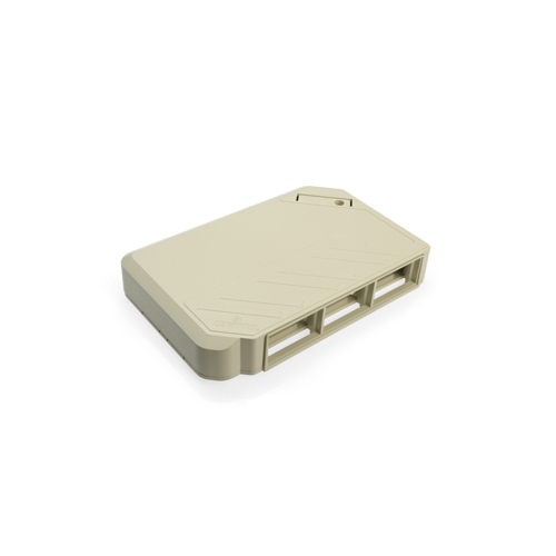 Leviton 41296-MMI 6-Port MOS Surface-Mount Housing - Ivory - Speed ...
