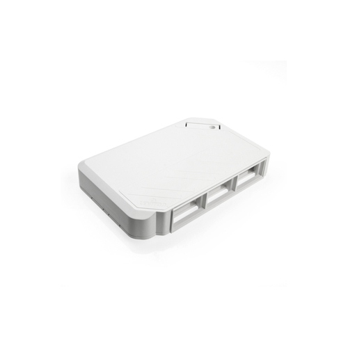 Leviton 41296-MMW 6-Port MOS Surface-Mount Housing - White - Speed ...